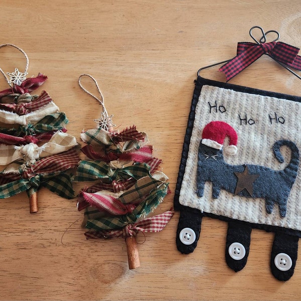 USA Pledge Rag Garland Kit DIY Kit...not a Finished Garland Pre-cut ...