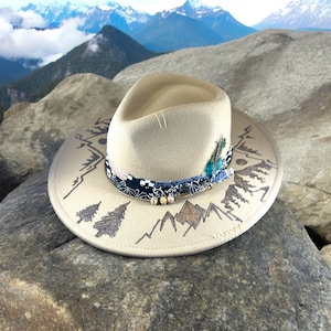 Traceable Hat Burning Design, Dandelion Pattern, Print Trace and Burn ...