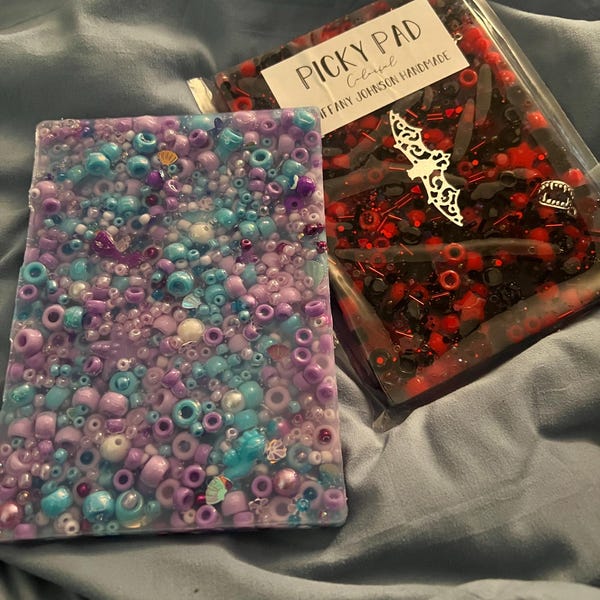 XL Bead Color Pick Pad - Fidget Pick Toy - Pick Pad - Pick, Peel, Dig ...