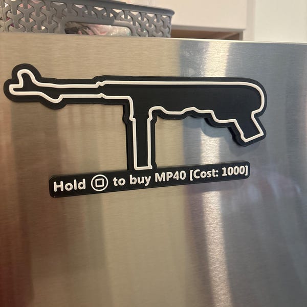 MP40 Wall Gun Buy Wood Sign - Etsy