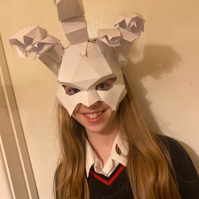 MEDUSA Mask Make Your Own Medusa With This Low-poly Paper Mask Template ...