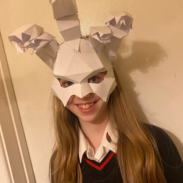 MEDUSA Mask - Make Your Own Medusa With This Low-poly Paper Mask ...