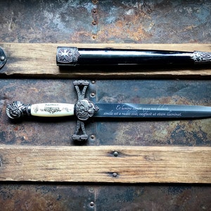 Personalized Templar Knight Dagger With Free Engraving - Etsy