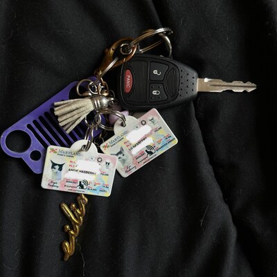 Texas Driver Dog Id Tag Personalized License, Durable Dog Tag, Double ...