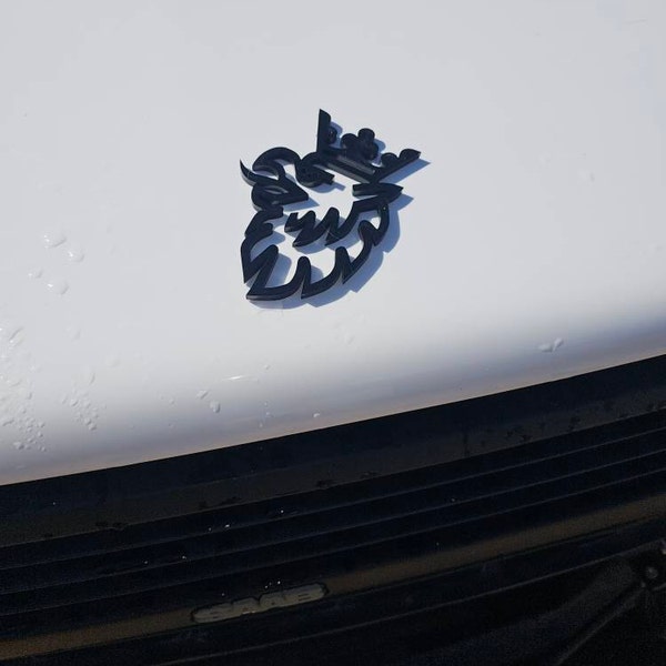 Angry Goat Car Emblem Badge Custom Red Black New - Etsy