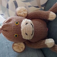 Theo - Knitting Machine Monkey Tutorial PDF Pattern Sentro Addi Express Circular Knitting ...