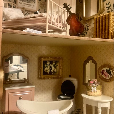 Victorian Garden Miniature Dollhouse Art Picture 8039 - Etsy