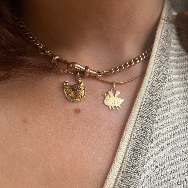 Vintage 9ct Gold Articulated Car Charm - Etsy