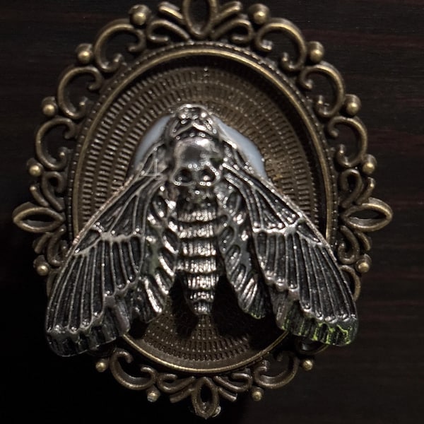 Death's Head Hawk Moth Knob,moth Knob,cabinet Handles,cabinet Knobs ...