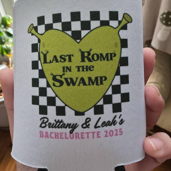 Same Swamp Forever Can Coolers Last Romp in the Swamp Can Sleeves Funny ...