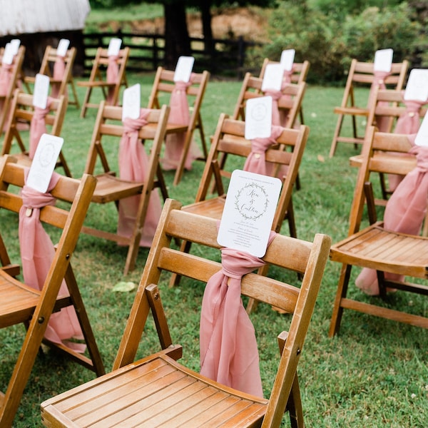 Wedding Program Fans Wooden Sticks Included - Wedding Program Fans ...