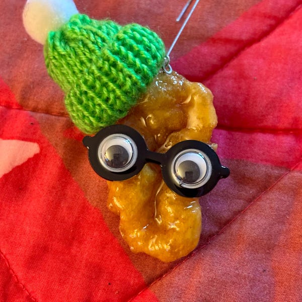 Thug Nug Necklace real Preserved Chicken Nugget Nuggy Buddy - Etsy