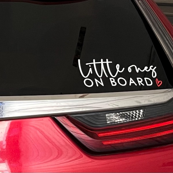 Little One on Board Decal|gift for Mom|new Mom Stickers|car Decal|kids ...