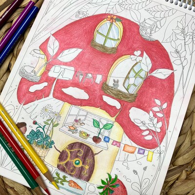 EVERYDAY MAGIC PDF Coloring Book Downloadable - Etsy