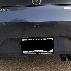 Swordfish See You Space Cowboy License Plate Frame please - Etsy