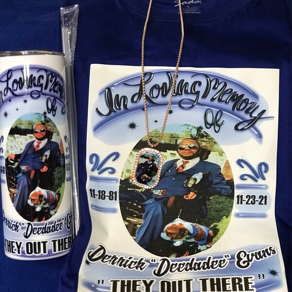 In Loving Memory of Png, Blue, Celebration of Life Memorial Shirt, DTF ...