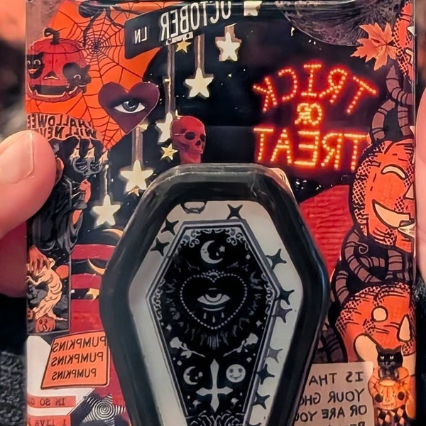 Glow in the Dark Coffin Shaker Popsocket™, Coffin Shaker Popgrip ...