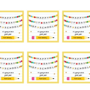 In My Birthday Era Banner Printable, Giant Friendship Bracelet Banner ...