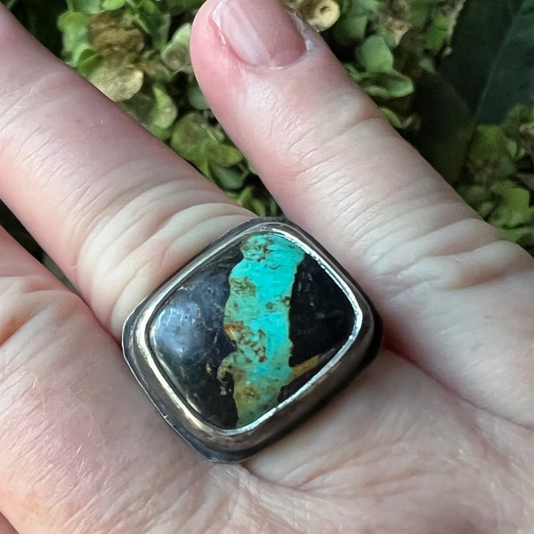 Handcrafted Reticulated Sterling Silver Ring With Natural Ribbon ...