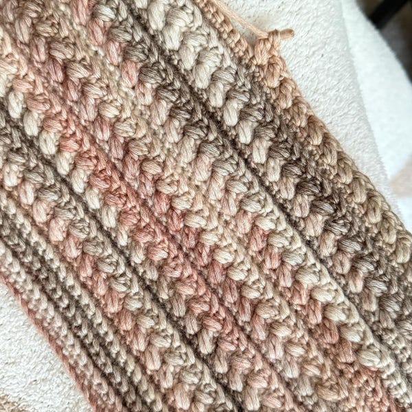 CROCHET PATTERN + VIDEO Cozy Braided Wheat Crochet Blanket Pattern ...