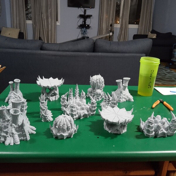 The Hive Alien Scenery Terrain for War Games 28/32mm - Etsy