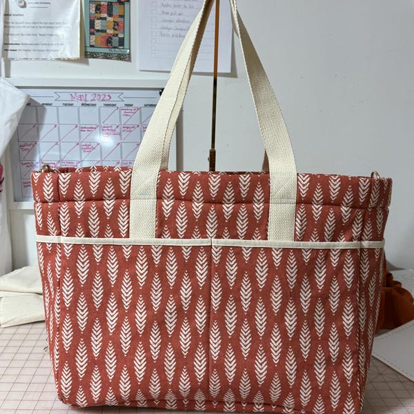 Sunny Maternity Bag Sewing Pattern – PDF Diaper Bag Pattern, Large Tote ...