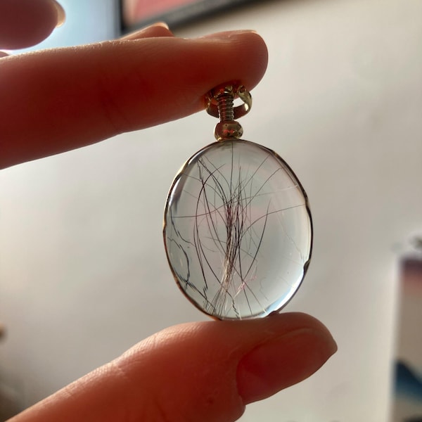 Medium Deep Fillable Silver or Gold Heart Locket Name Necklace Heart ...