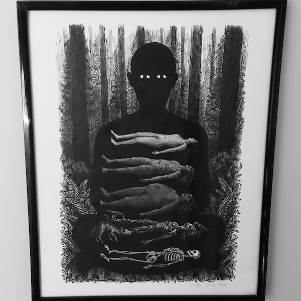 Corpse Decomposition Meditation Art Print - Etsy
