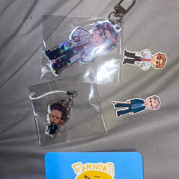 1.5 Inch House MD Glitter Acrylic Charm Keychains - Etsy