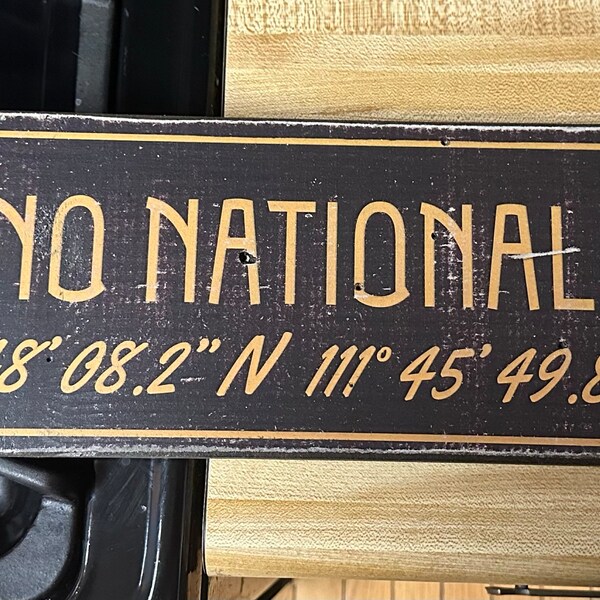 Acadia National Park Wood Sign, America's Favorite Park Name Gift ...