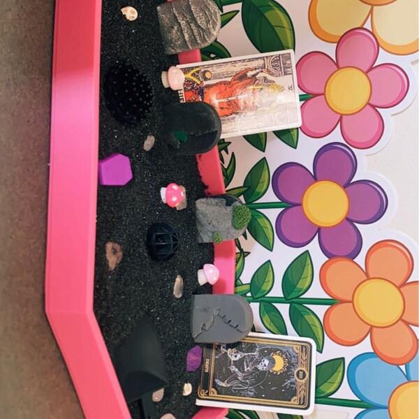 Pastel Goth Zen Garden | Girly Goth Zen Garden | Graveyard Fidget Toy ...