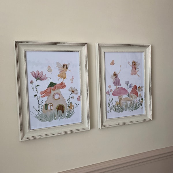 Set of 3 Fairy Garden Prints, Kids Fairy Prints, Nursery Wall Art ...