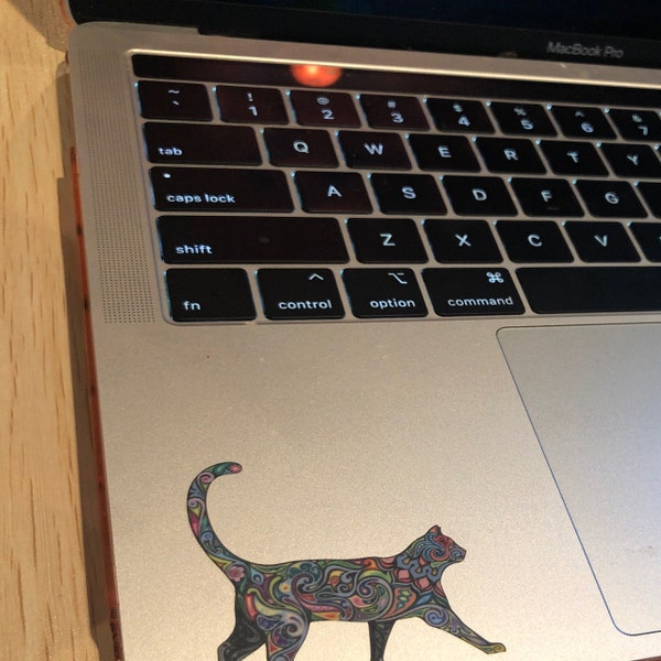 Ornate Cat Laptop Sticker | Cat Lover FREE SHIPPING Kitten Crazy Cat ...