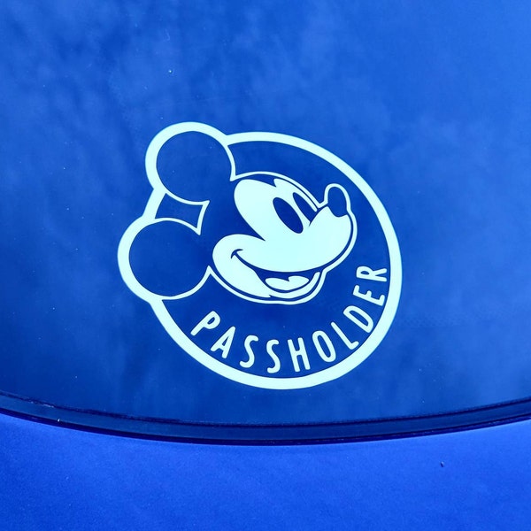 Disney Annual Passholder Decal - Etsy