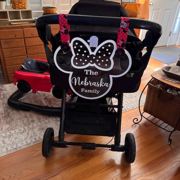 Personalized Light up Stroller Tag Sign, Stroller Spotter, Custom ...