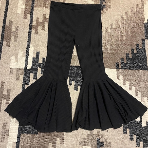 Flared Pants Sewing Pattern Beginner Level, Bell Bottom Extreme Flare ...