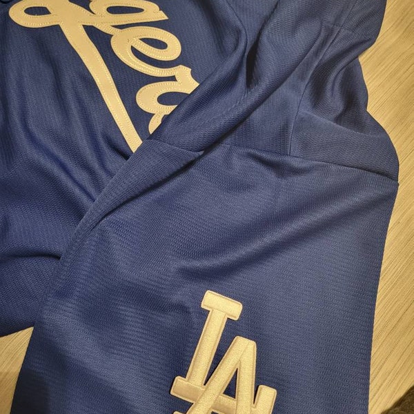 MINI Los Angeles Dodgers L.A. Letters White Jersey Patch Iron On - Etsy