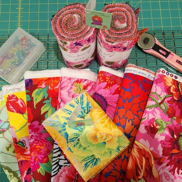 FABRIC: Shoal TOMATO by Brandon Mably for the Kaffe Fassett Collective ...