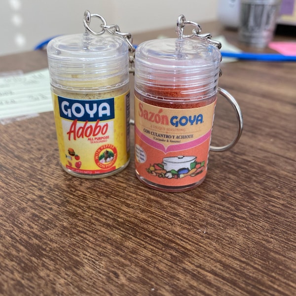 Food Seasoning Keychain | Adobo | Tajin | Lawry's | Sazon | Old Bay ...