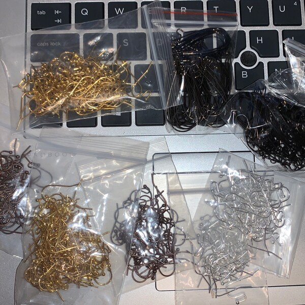 50 Pc. Gunmetal Kidney Earwires 33mm | FI-091 - Etsy