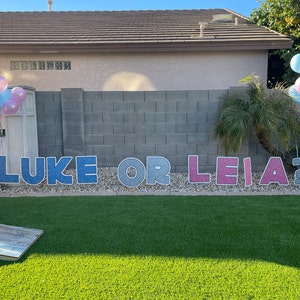 Personalized Custom Letter Yard Sign, Build Your Own Sign, Lawn Decor ...