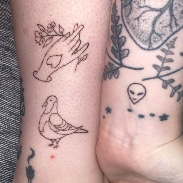 Professional Hand Poke Tattoo Kit - Everything You Need Included to Get ...