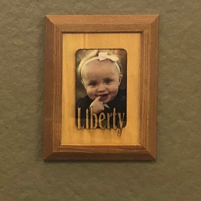 5x7 Name Frame Personalized Picture Frames 5x7 Mats Inserts Custom ...