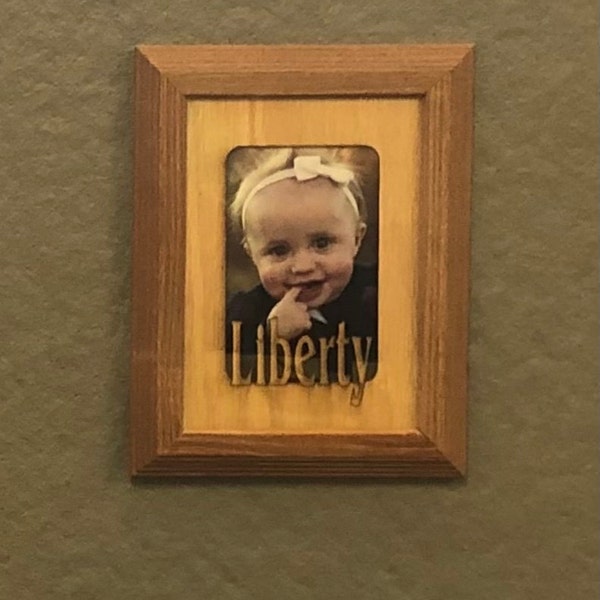 5x7 Name Frame - Personalized Picture Frames 5x7 Mats Inserts Custom ...
