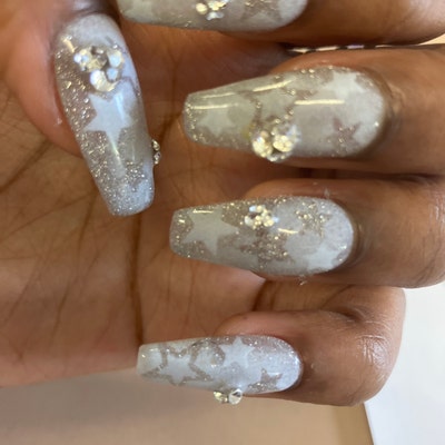 The Star of the Day Handmade Press on Nails - Etsy