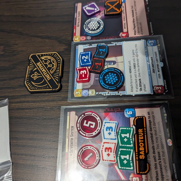 Star Wars UNLIMITED TCG Compatible Acrylic Upgrade Token Set - Etsy