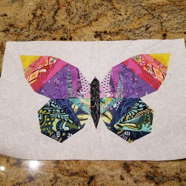 Take Wing Mini Paper Piecing Pattern - Etsy