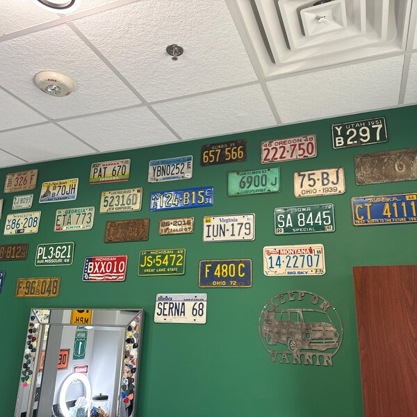 Vintage ALABAMA License Plates – ALL ORIGINAL Antique Auto Tags Man ...