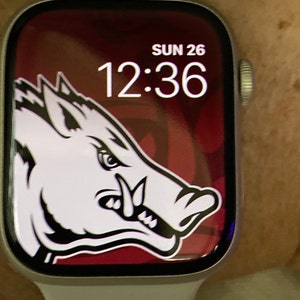 Alabama Crimson Tide Football Big Al Apple Watch Wallpaper | Etsy