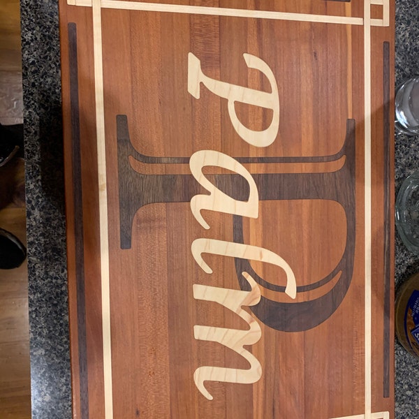 Handmade Personalized Inlay Cutting Board, Custom Cutting Boards ...